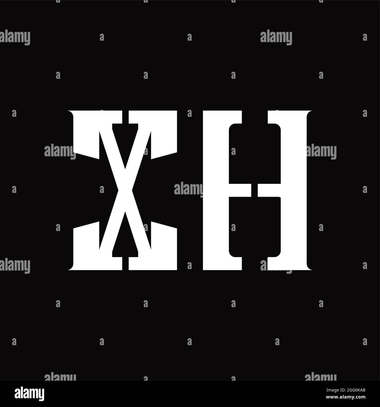X h symbol Stock Vector Images - Alamy