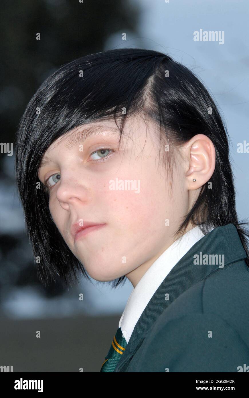 CONNOR LANGDOWN WHO HAS BEEN BANNED BY HIS SCHOOL FOR WAERING AN EARING ...