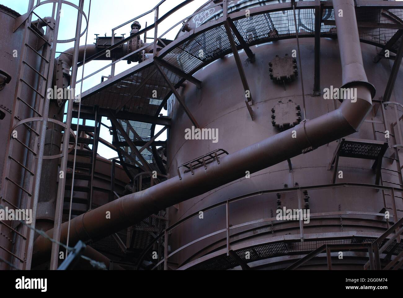 The old coal gassification plant at Gasworks Park in Seattle Stock ...