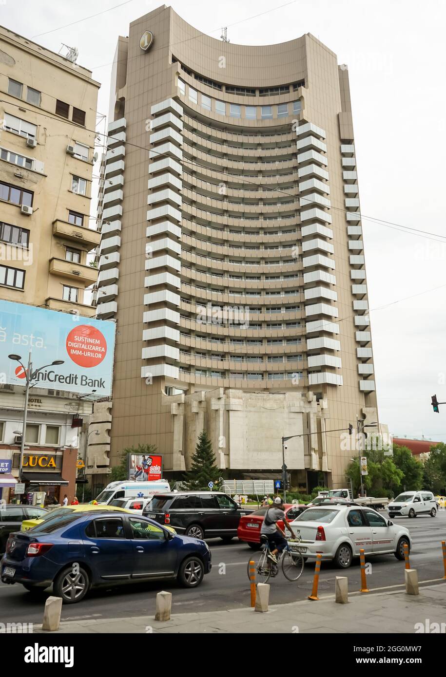 Bucharest, Romania - August 26, 2021: InterContinental Bucharest Hotel ...