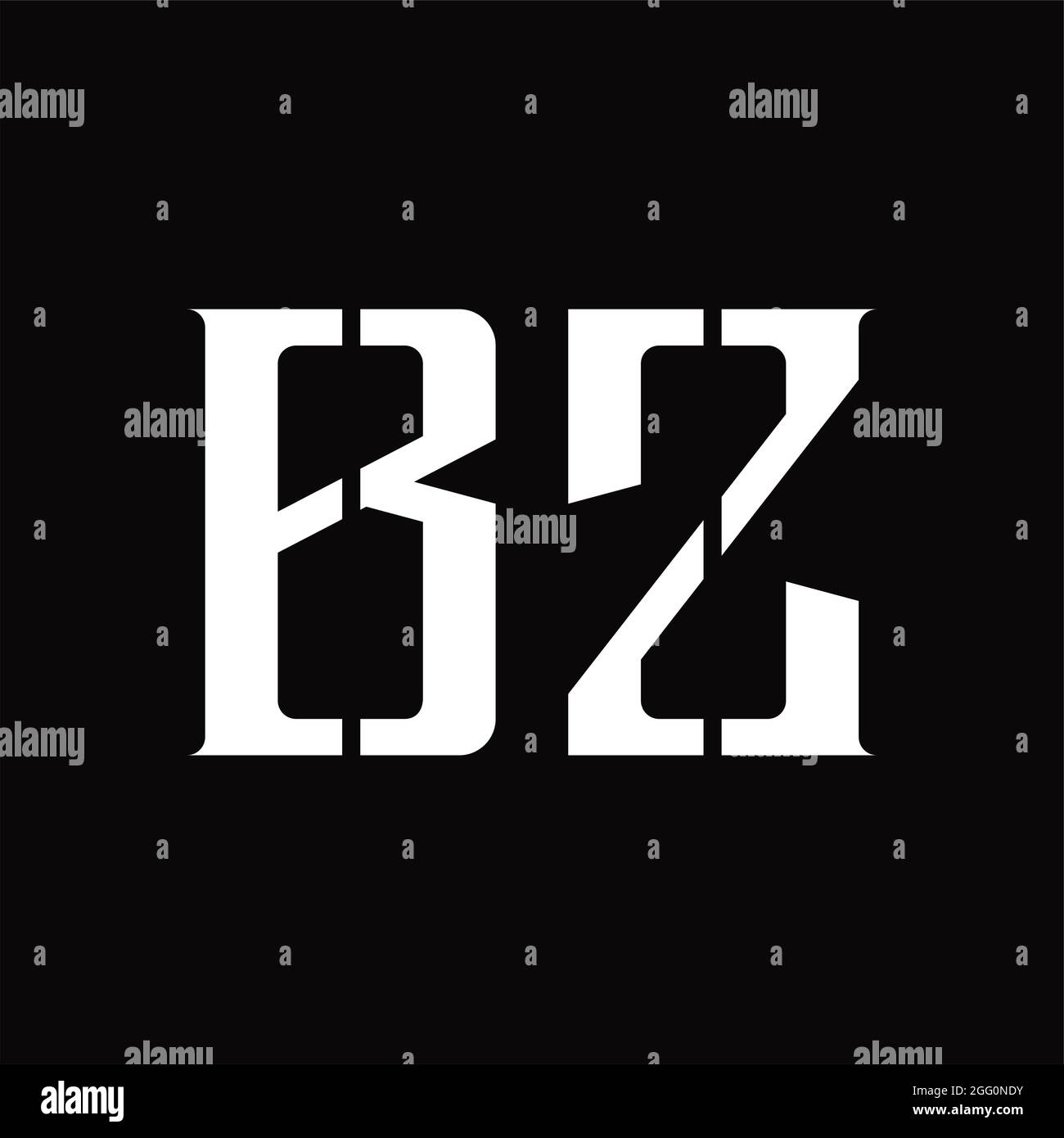 Bz minimal logo design hi-res stock photography and images - Alamy