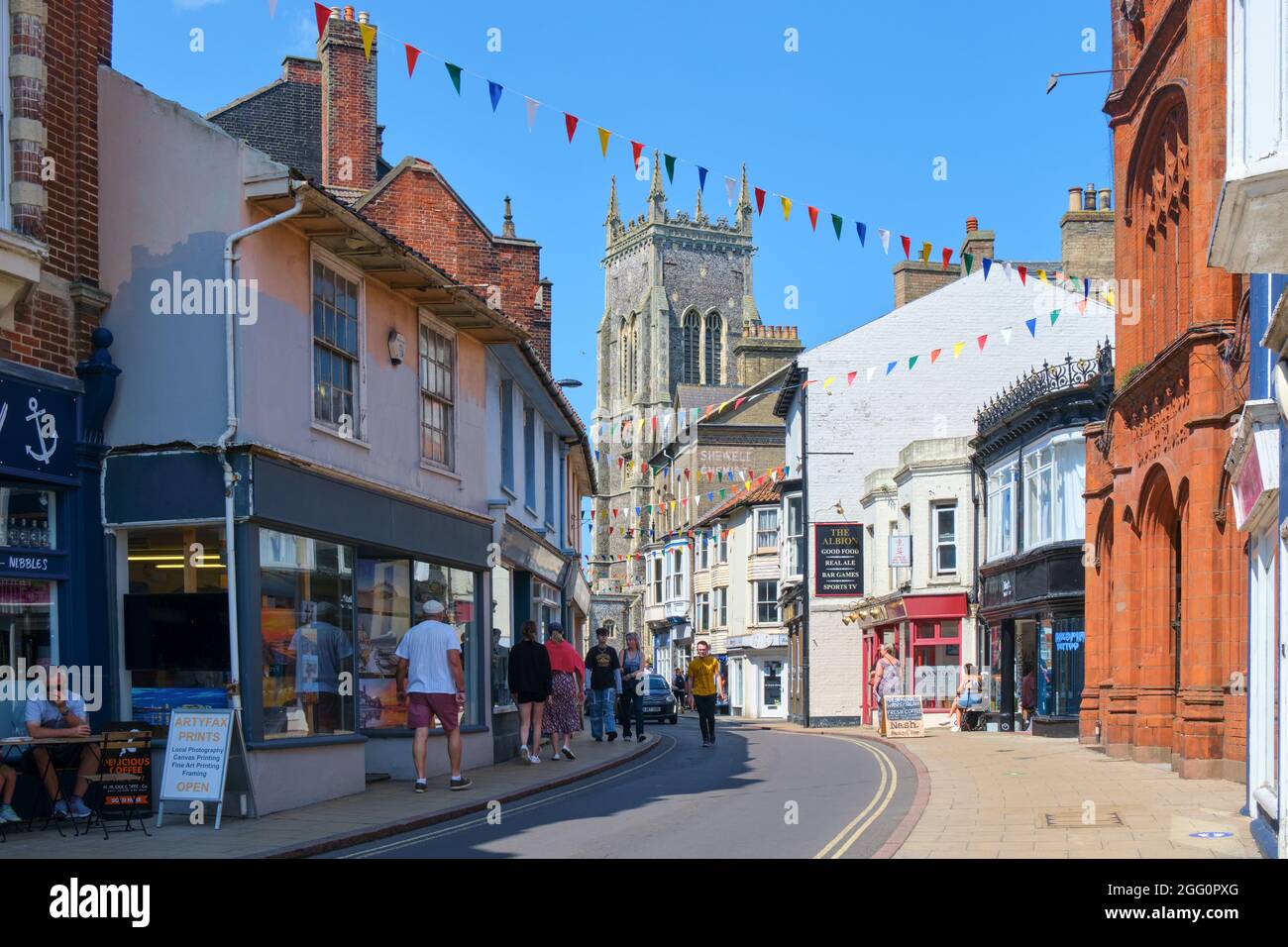 Church Street, Cromer Stock Photo - Alamy