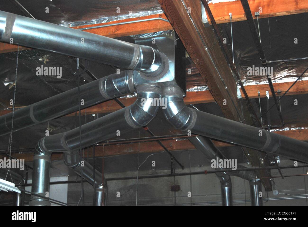 HVAC in a factory Stock Photo - Alamy
