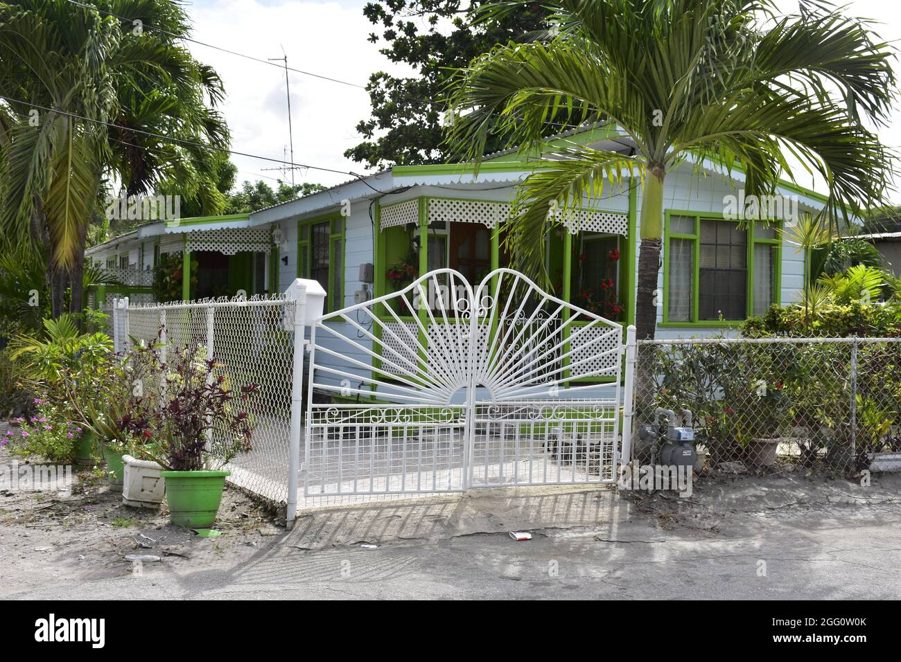 Chattel House In Barbados West Indies Stock Photo - Alamy