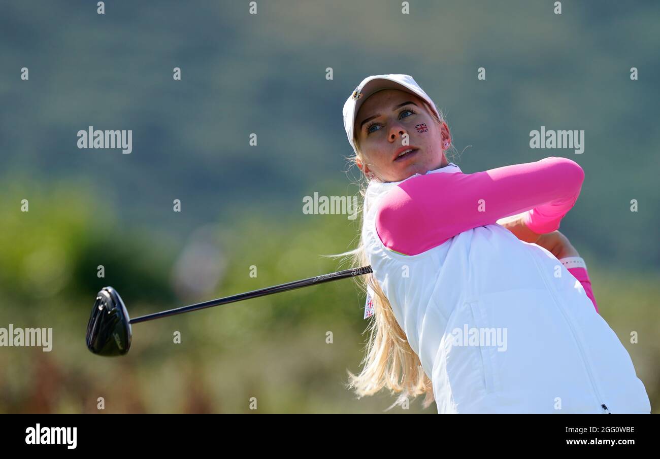 Team GB&I's Annabell Fuller during the 2021 Curtis Cup Day 2 ...