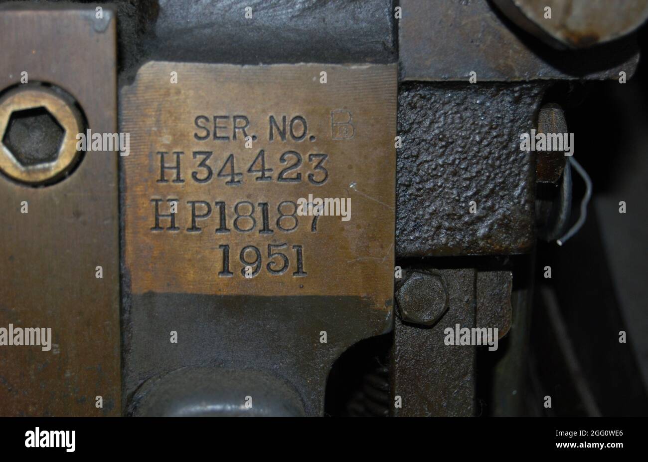 Metal id plate hi-res stock photography and images - Alamy