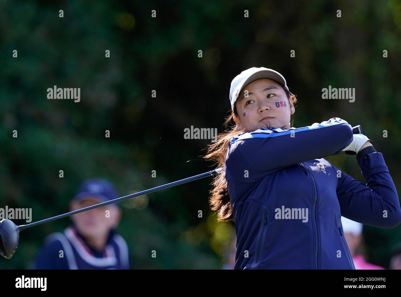 Team USA's Allisen Corpuz during the 2021 Curtis Cup Day 2 - Afternoon ...