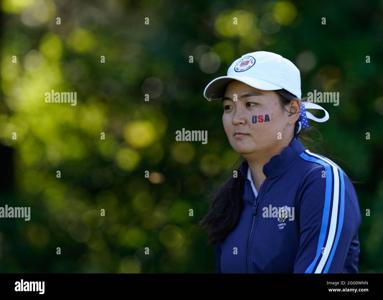 Team USA's Allisen Corpuz during the 2021 Curtis Cup Day 2 - Afternoon ...