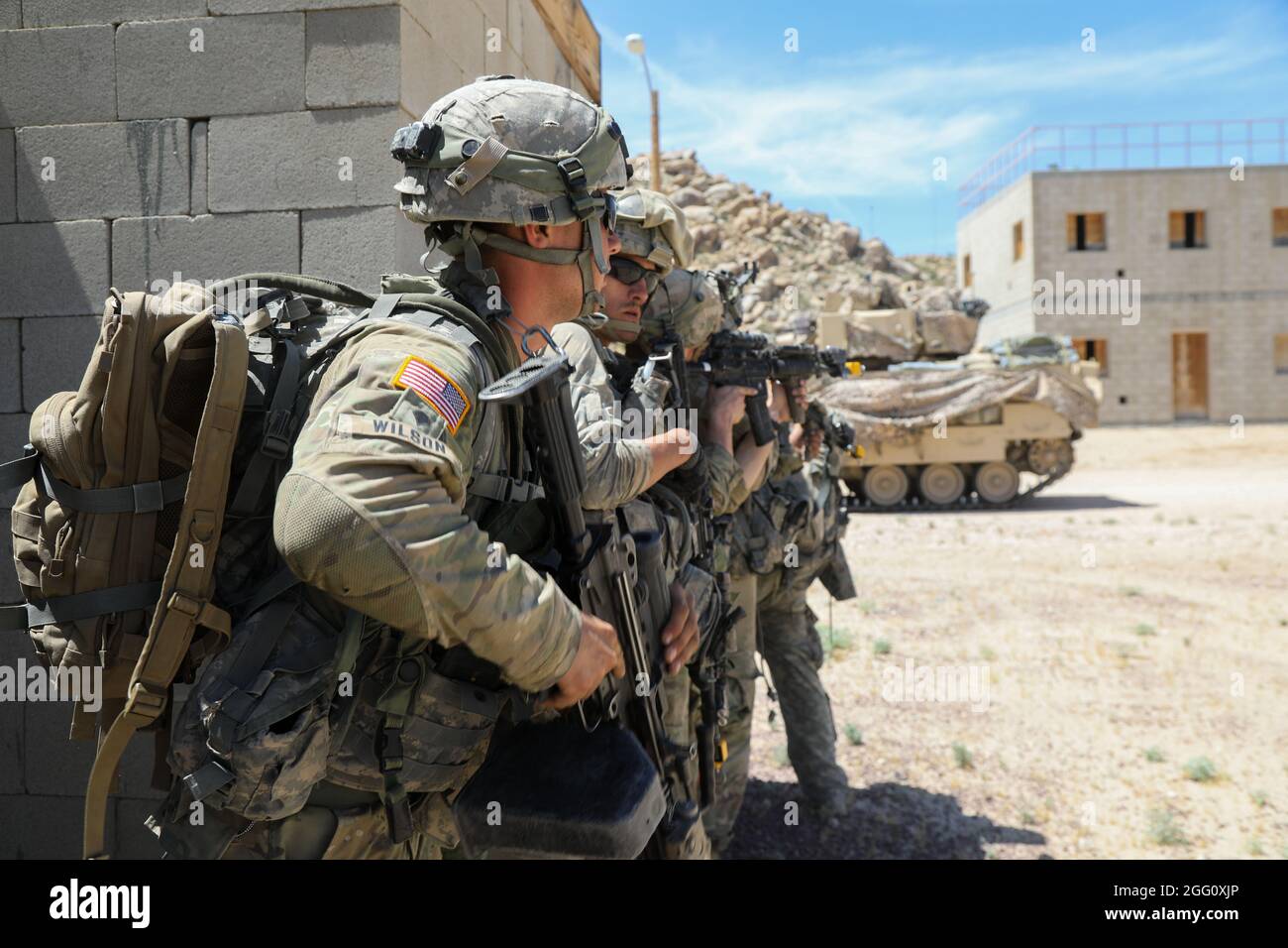 U.S. Army Soldiers assigned to 116th Cavalry Brigade Combat Team 2/116 ...