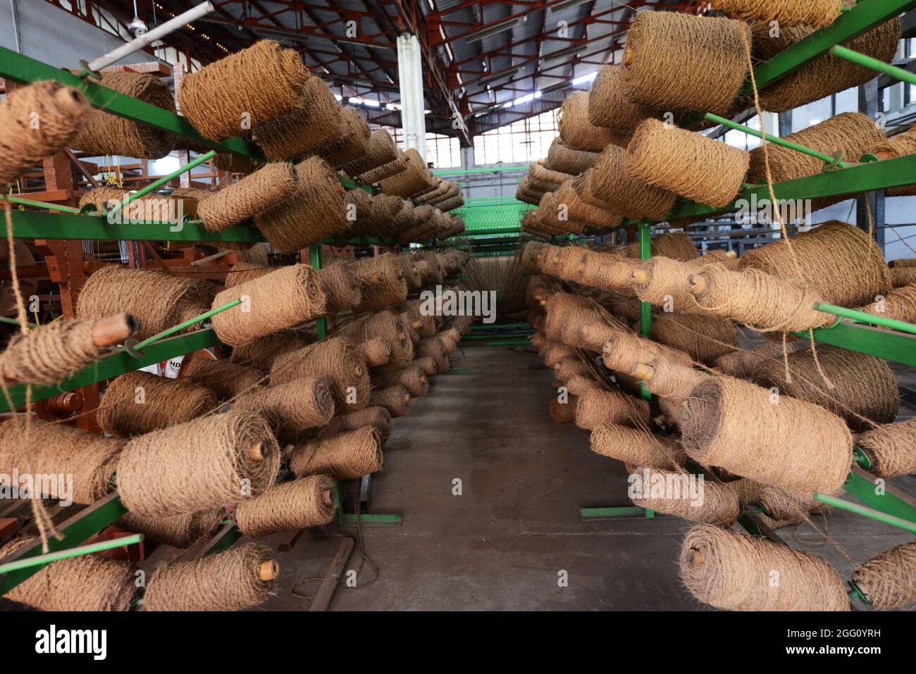 the international coir museum in Kalavoor, Kerela, India Stock Photo ...
