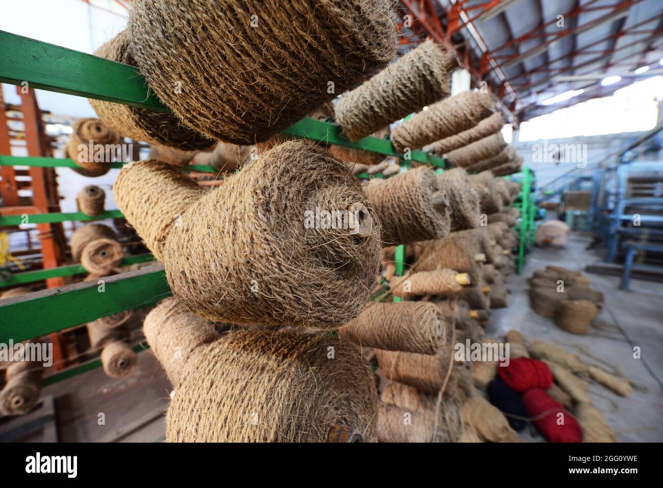 the international coir museum in Kalavoor, Kerela, India Stock Photo ...
