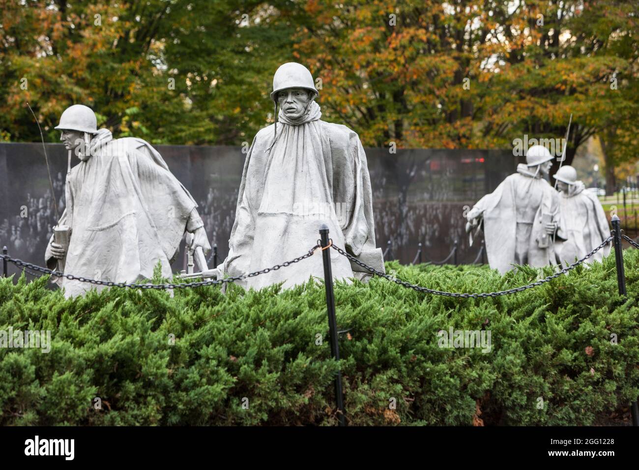 Korean War Memorial, by Sculptor Frank Gaylord, Washington, DC, USA ...