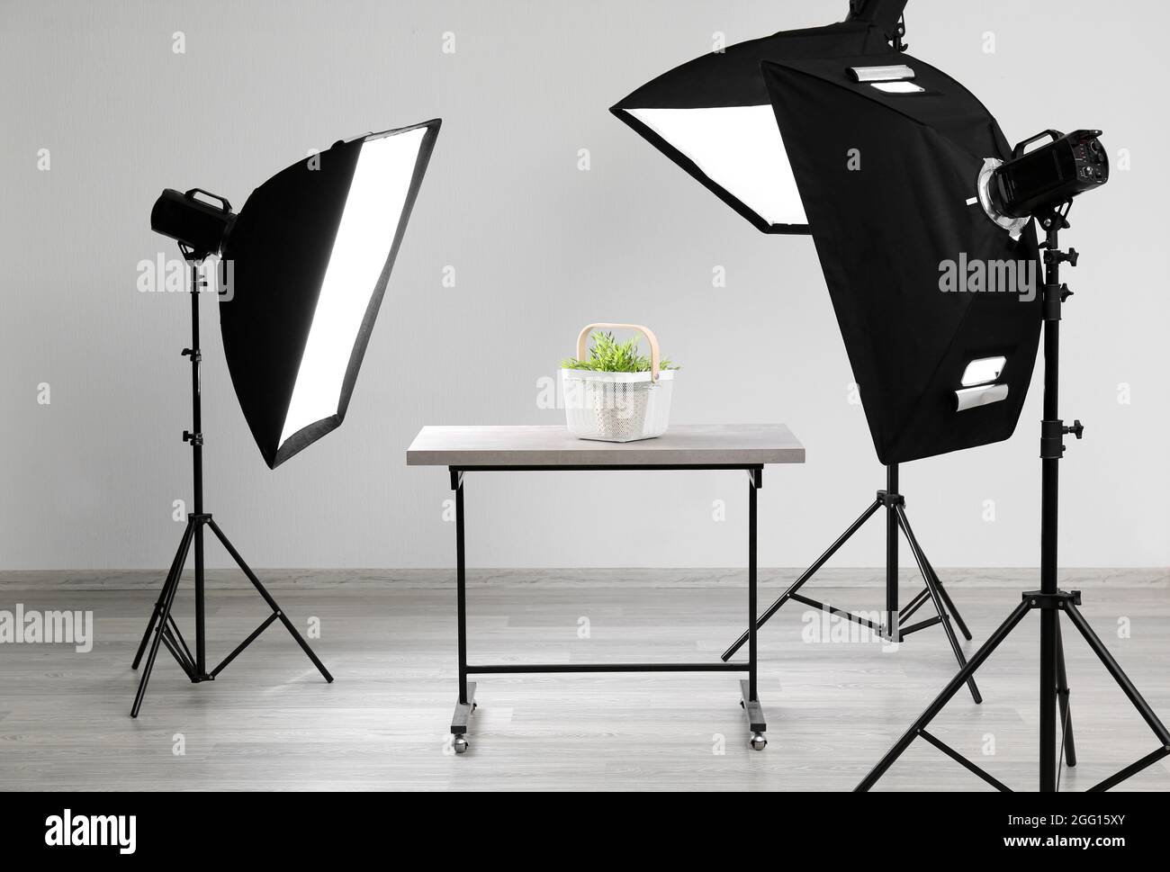 Modern photography studio for object shooting Stock Photo - Alamy