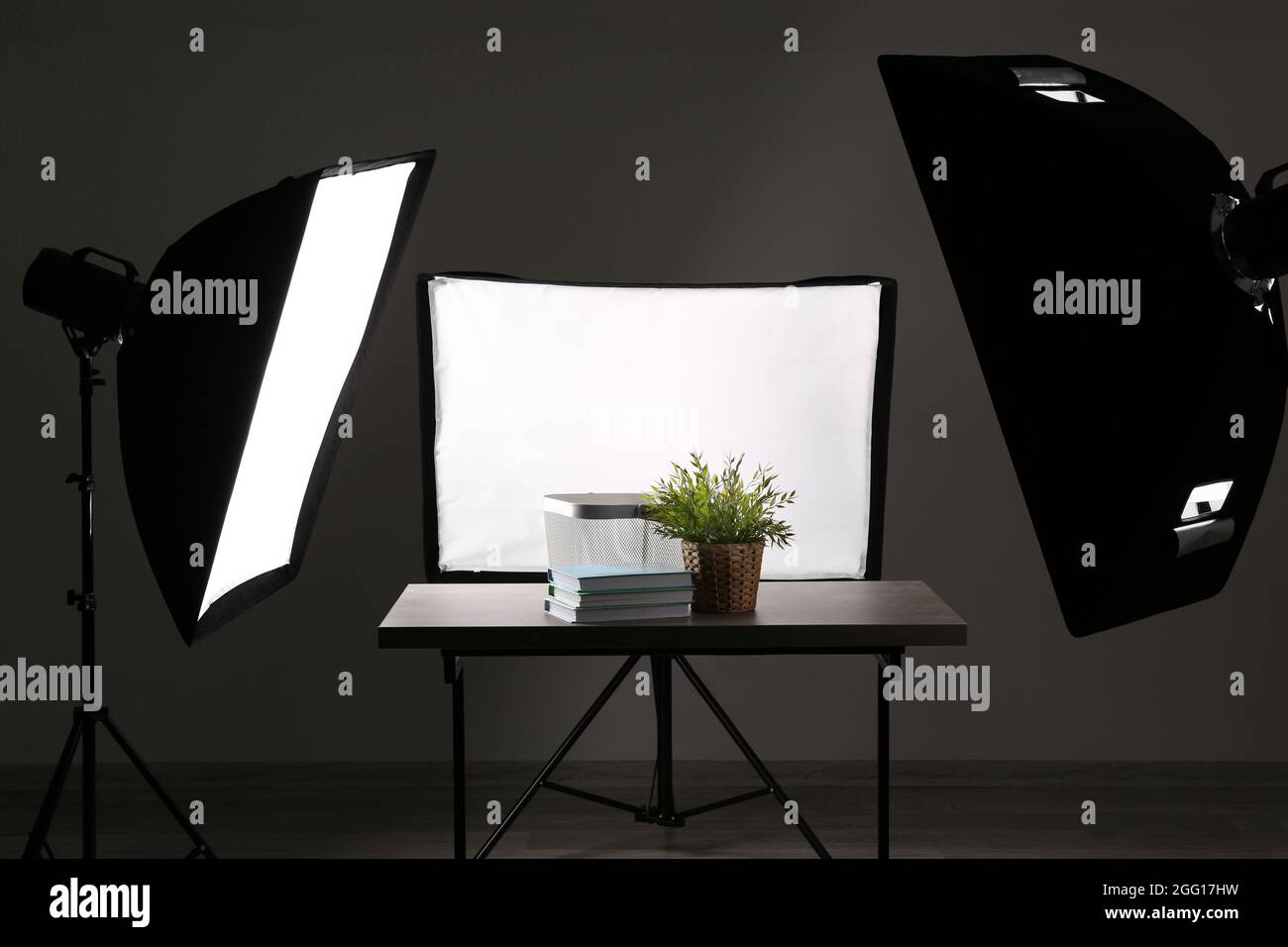 Modern photography studio for object shooting Stock Photo - Alamy