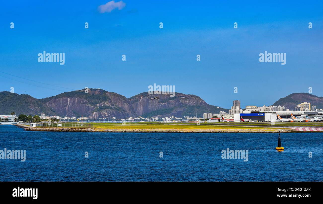 Rio de Janeiro, Brazil - CIRCA 2021: Landscape of Guanabara Bay, Rio de ...