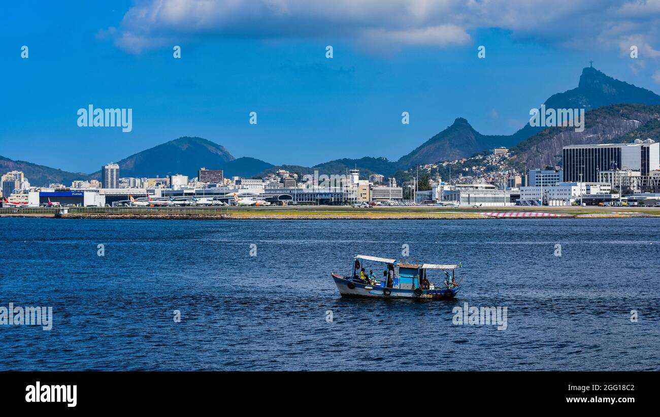 Rio de Janeiro, Brazil - CIRCA 2021: Landscape of Guanabara Bay, Rio de ...