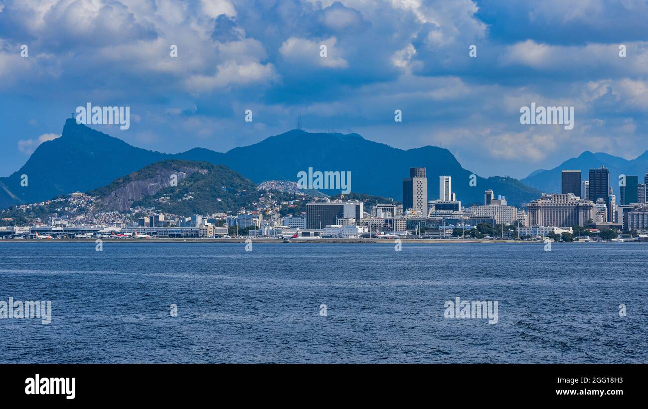 Rio de Janeiro, Brazil - CIRCA 2021: Landscape of Guanabara Bay, Rio de ...