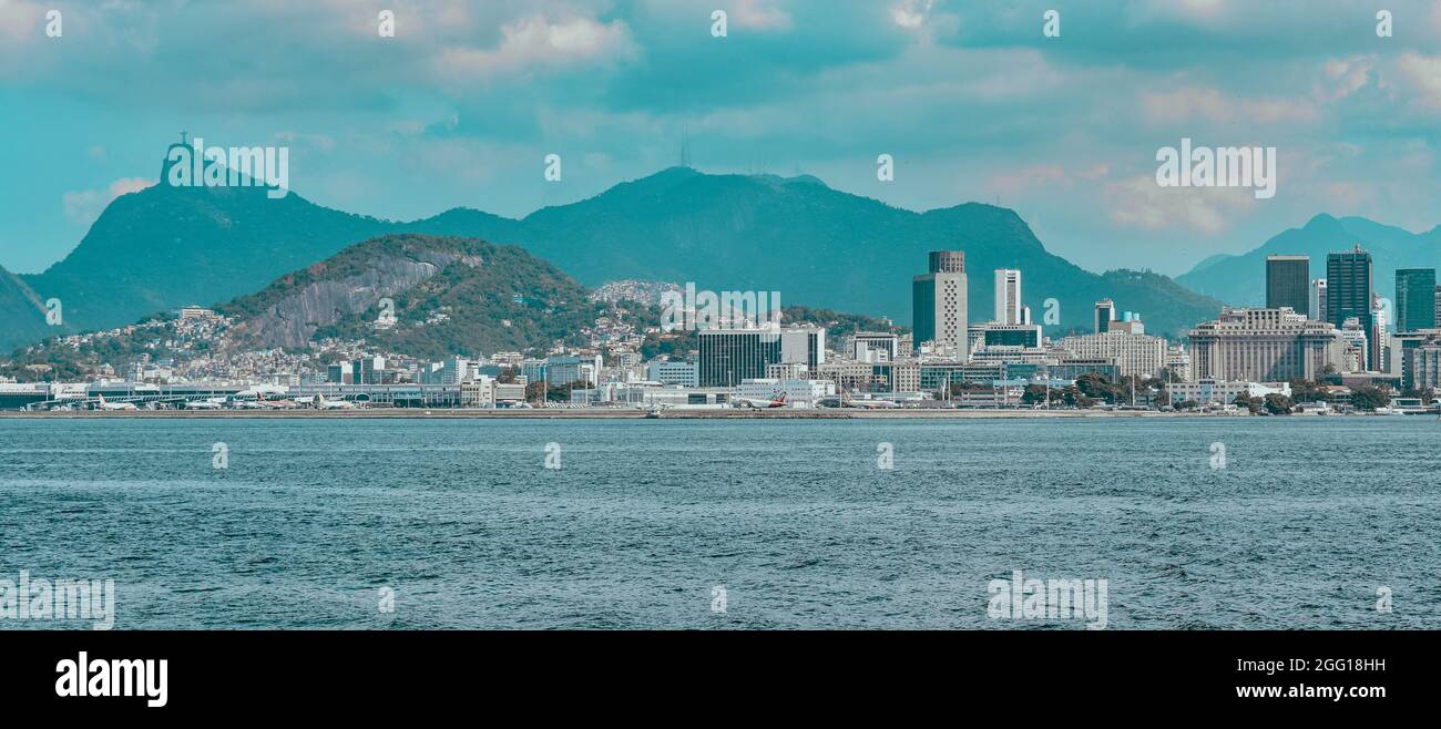Rio de Janeiro, Brazil - CIRCA 2021: Landscape of Guanabara Bay, Rio de ...