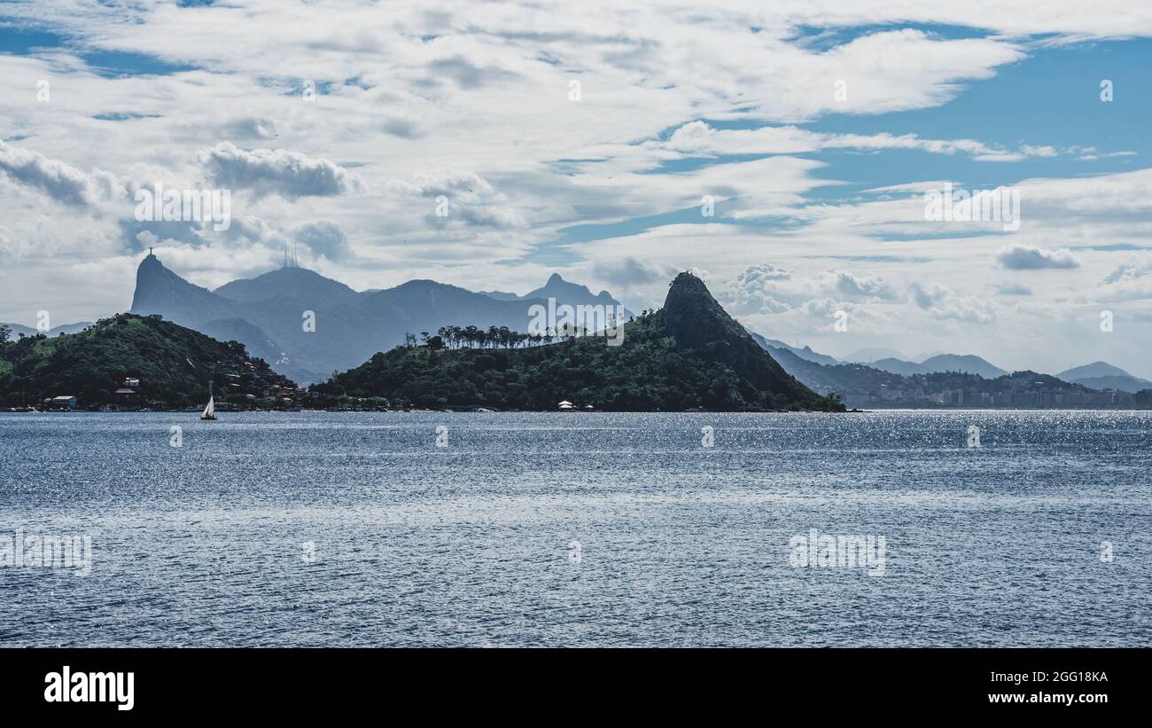Rio de Janeiro, Brazil - CIRCA 2021: Landscape of Guanabara Bay, Rio de ...