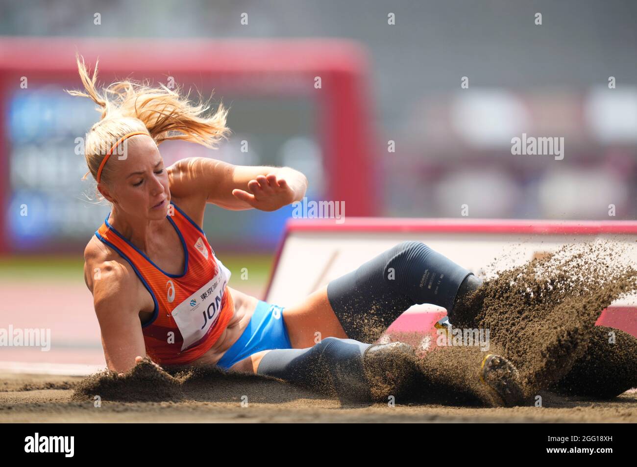 August 28, 2021: Fleur Jong from Netherlands winning and breaking the ...