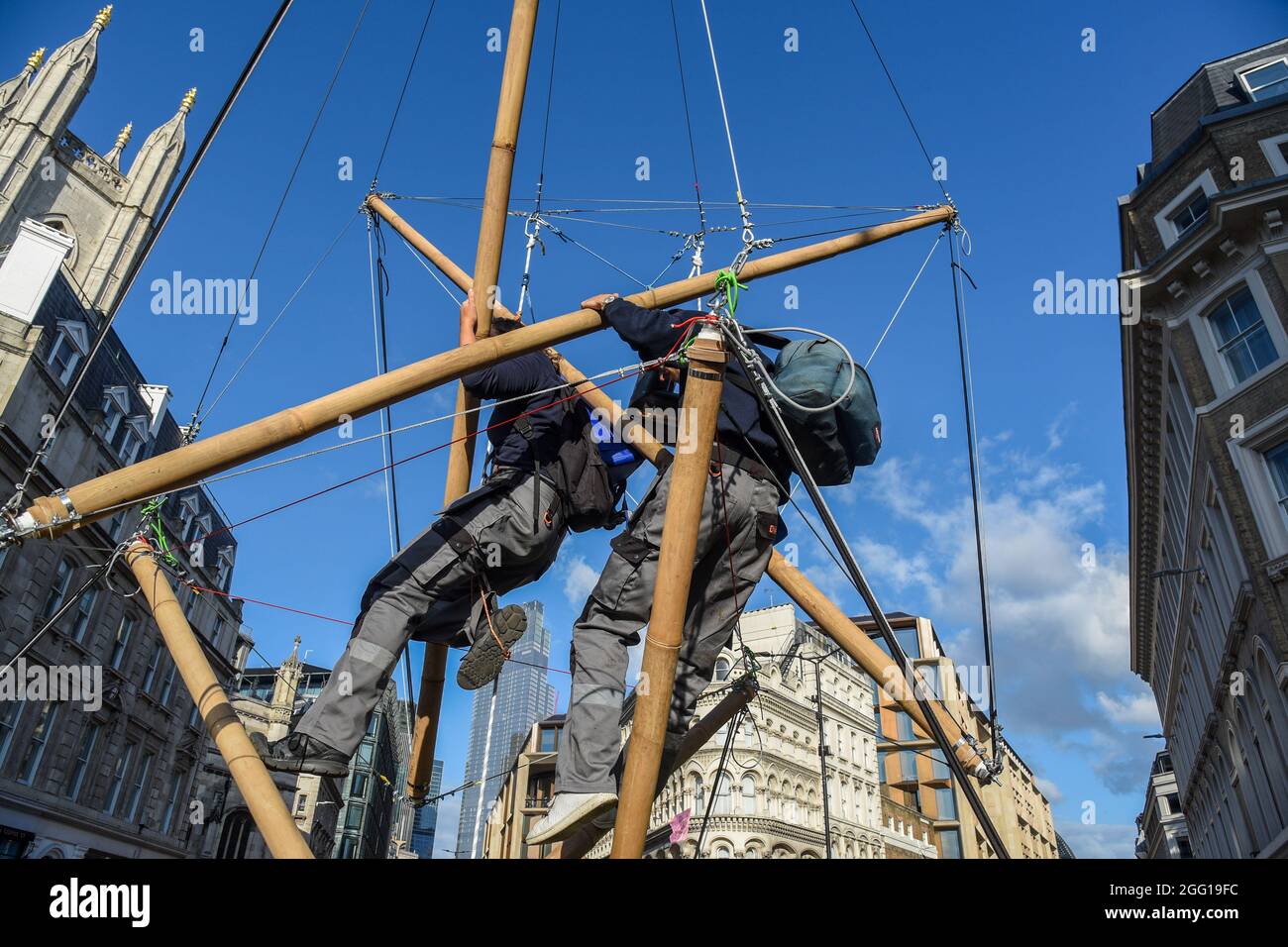 London, UK. 27th Aug, 2021. Extinction Rebellion's Impossible Rebellion ...