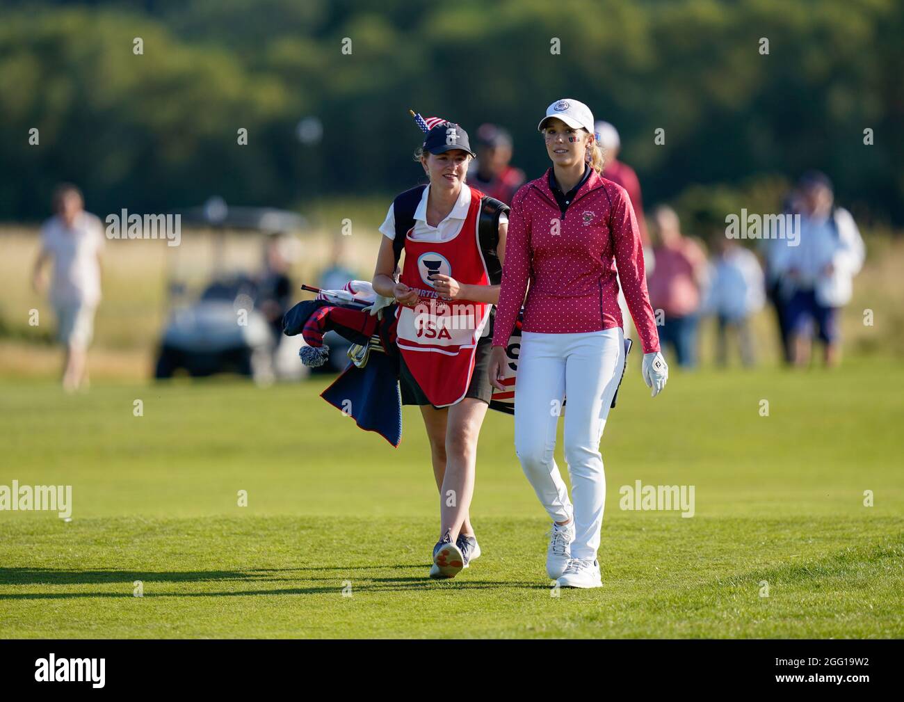 Team USA's Rachel Heck during the 2021 Curtis Cup Day 1 - Afternoon ...