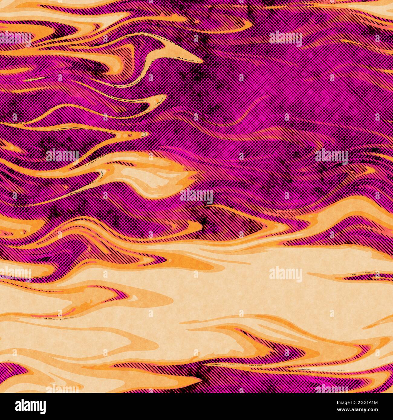 Seamless bright vivid pink and yellow pattern swatch for print Stock ...