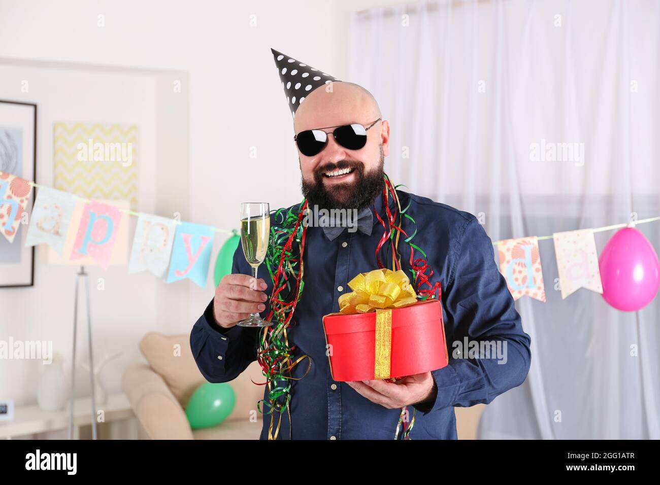 Chubby man birthday hi-res stock photography and images - Alamy