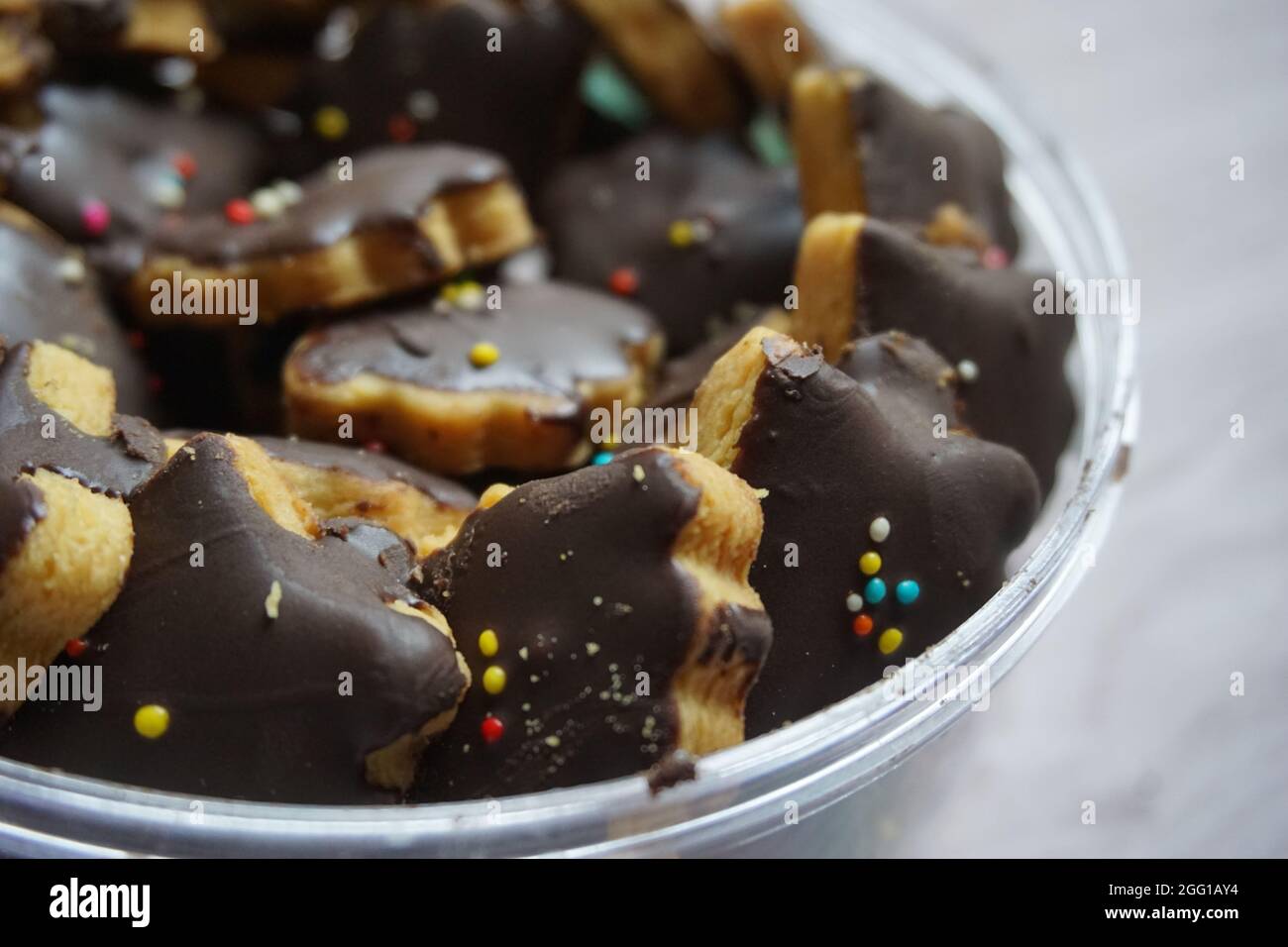 Indonesian traditional cookies with a natural background Stock Photo ...