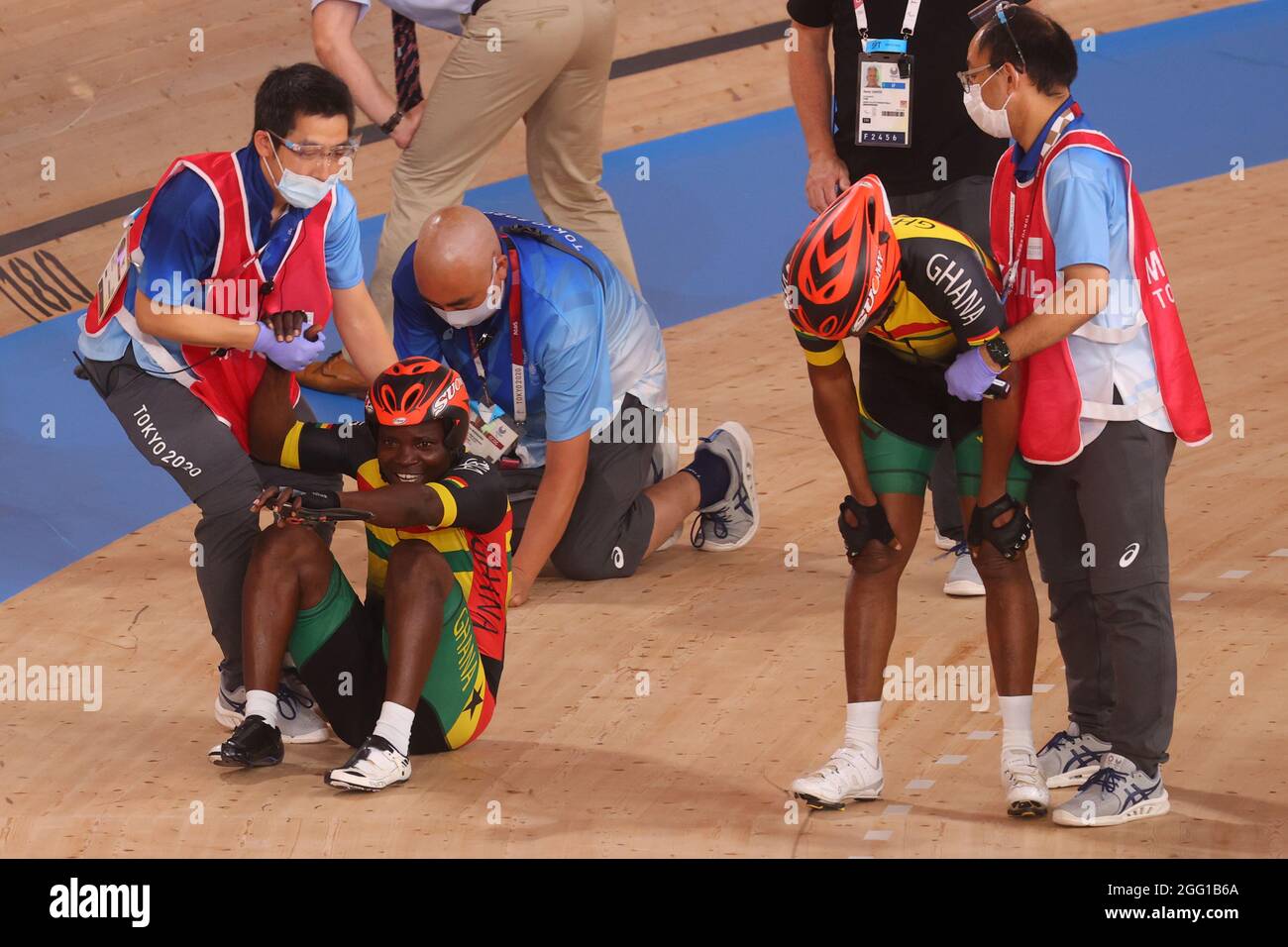 Izu, Japan. 28th Aug, 2021. Paralympics: Track cycling, 1000m time ...