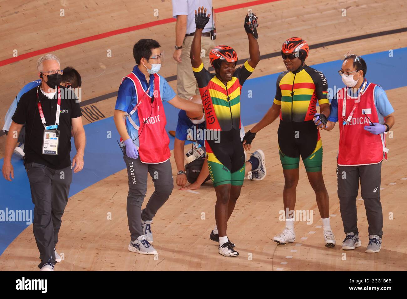 Izu, Japan. 28th Aug, 2021. Paralympics: Track cycling, 1000m time ...