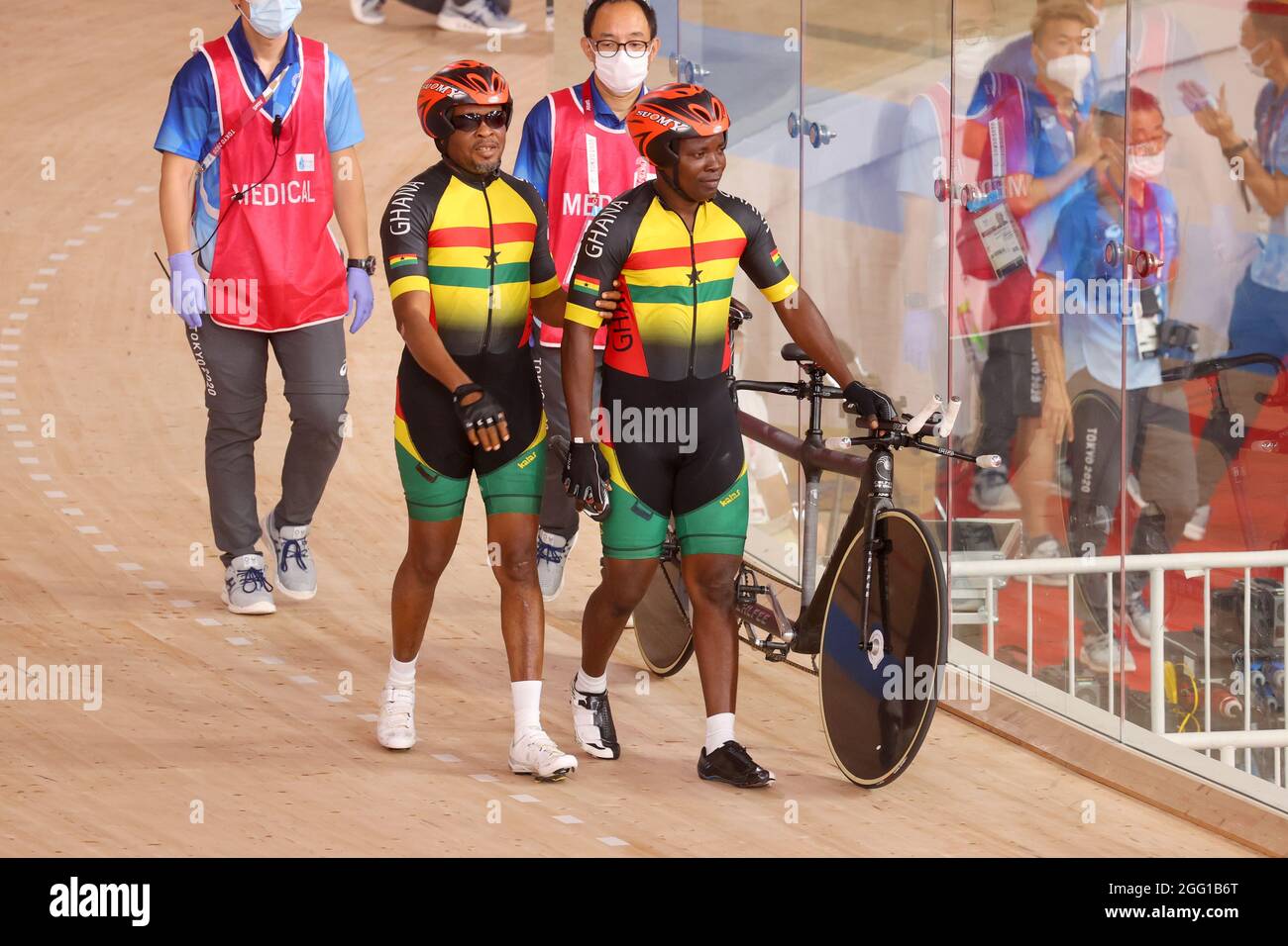 Izu, Japan. 28th Aug, 2021. Paralympics: Track cycling, 1000m time ...