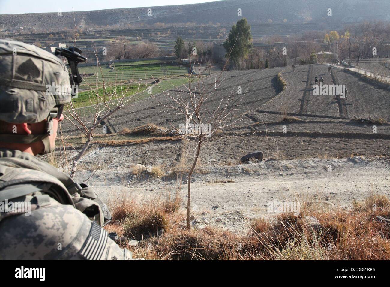 U.S Army Sgt. Adam Hughes of Gardendail, Ala., 2nd Platoon, Troop C ...