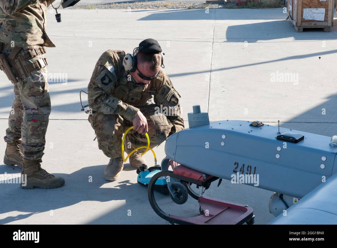 Unmanned aerial vehicles collect intelligence and provide security for ...