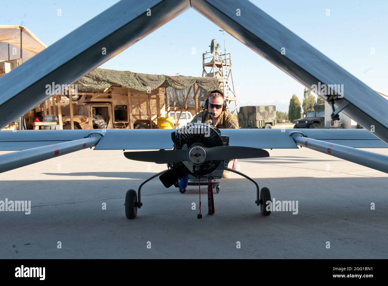 Unmanned aerial vehicles collect intelligence and provide security for ...
