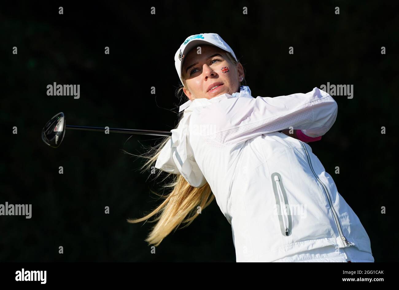 Team GB&I's Annabell Fuller during the 2021 Curtis Cup Day 2 - Morning ...