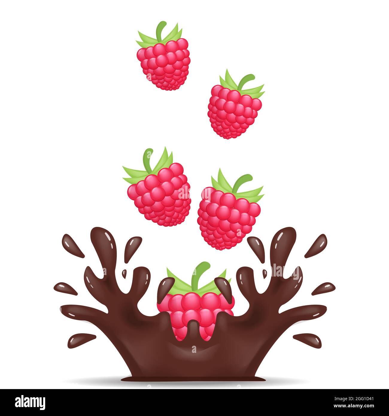 Dropping leaf Stock Vector Images - Alamy