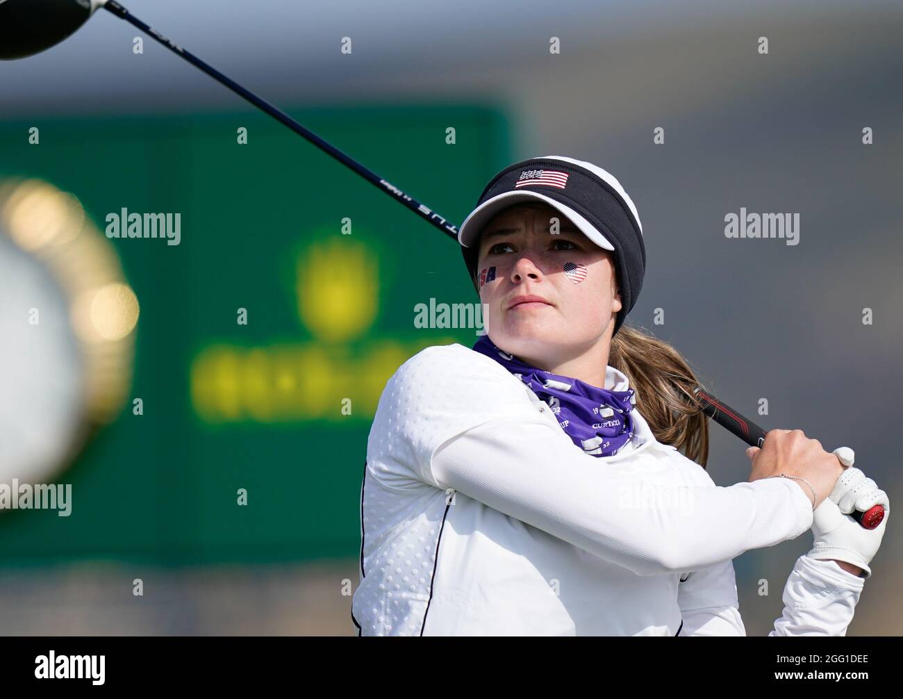Team USA's Brooke Matthews during the 2021 Curtis Cup Day 2 - Morning ...