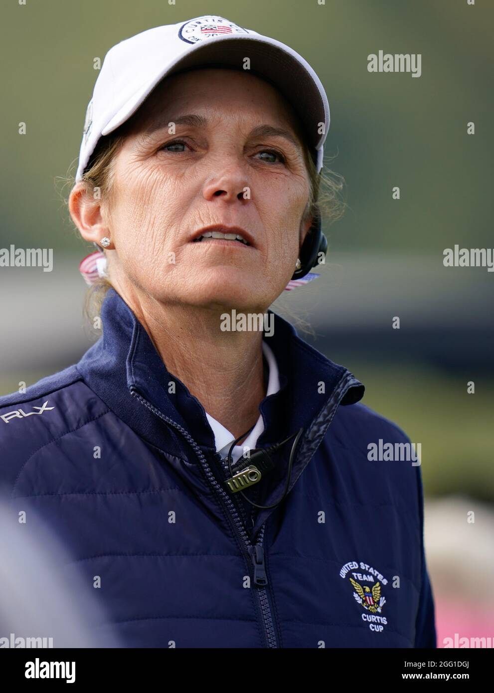 Team USA's Captain Sarah Ingram watches the games during the 2021 ...