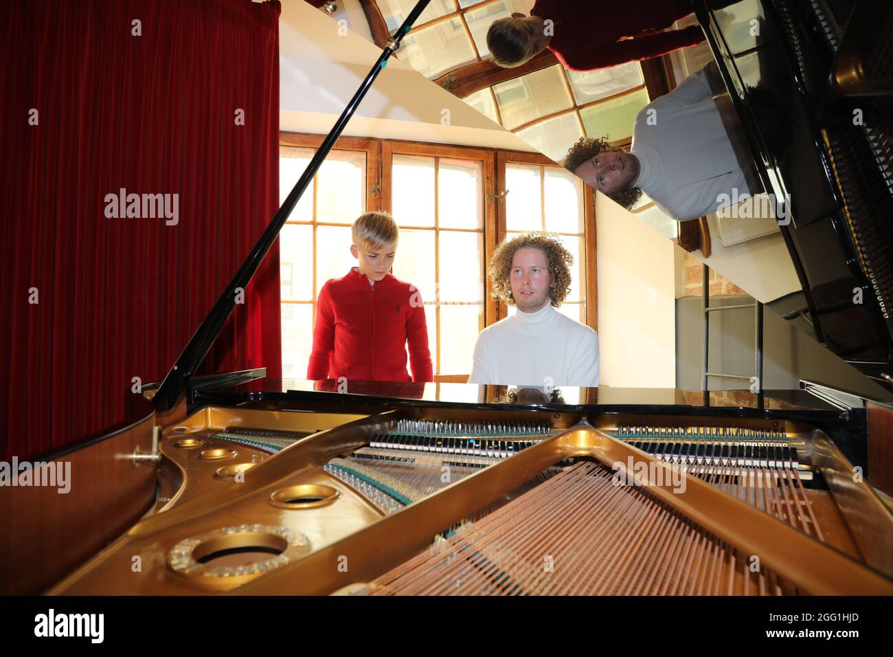 Phil Schaller und Valentin Kuhn bei den Proben zur 4. Windflüchter ...