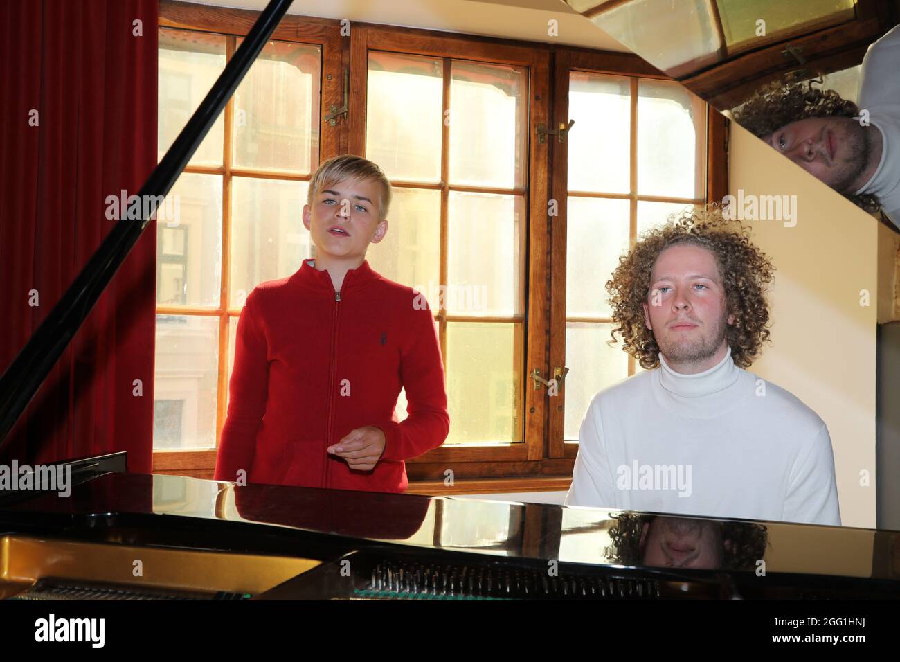 Phil Schaller und Valentin Kuhn bei den Proben zur 4. Windflüchter ...