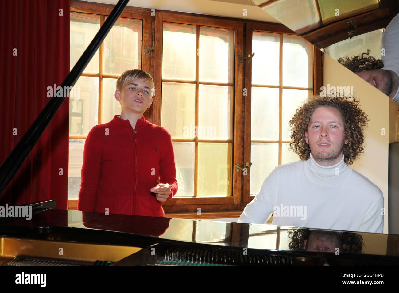 Phil Schaller und Valentin Kuhn bei den Proben zur 4. Windflüchter ...