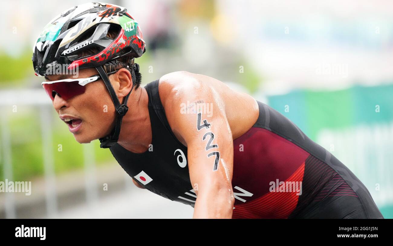 Tokyo, Japan. 28th Aug, 2021. Hideki Uda (JPN) Triathlon : Men's PTS4 ...