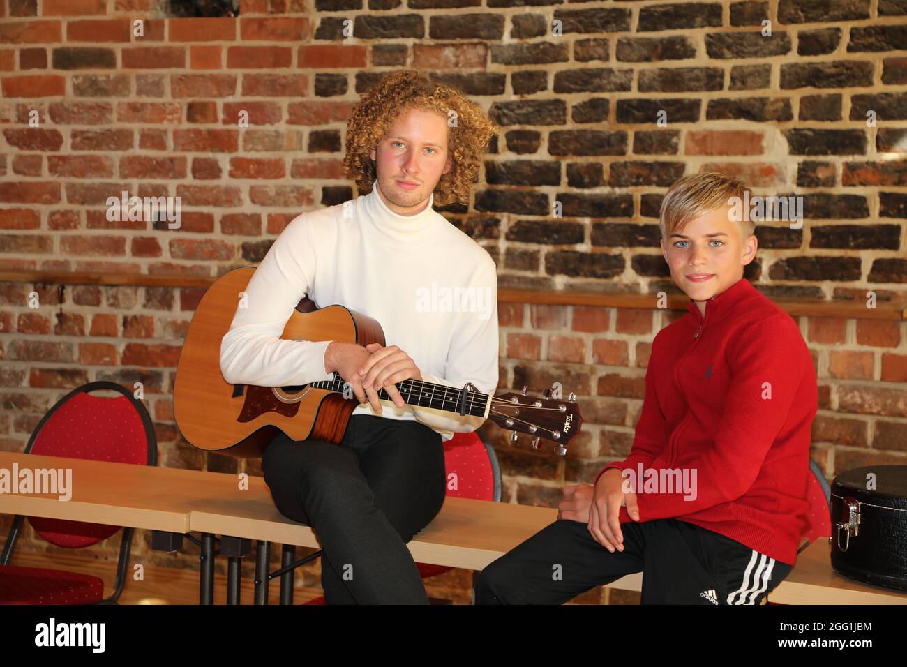 Valentin Kuhn und Phil Schaller bei den Proben zur 4. Windflüchter ...