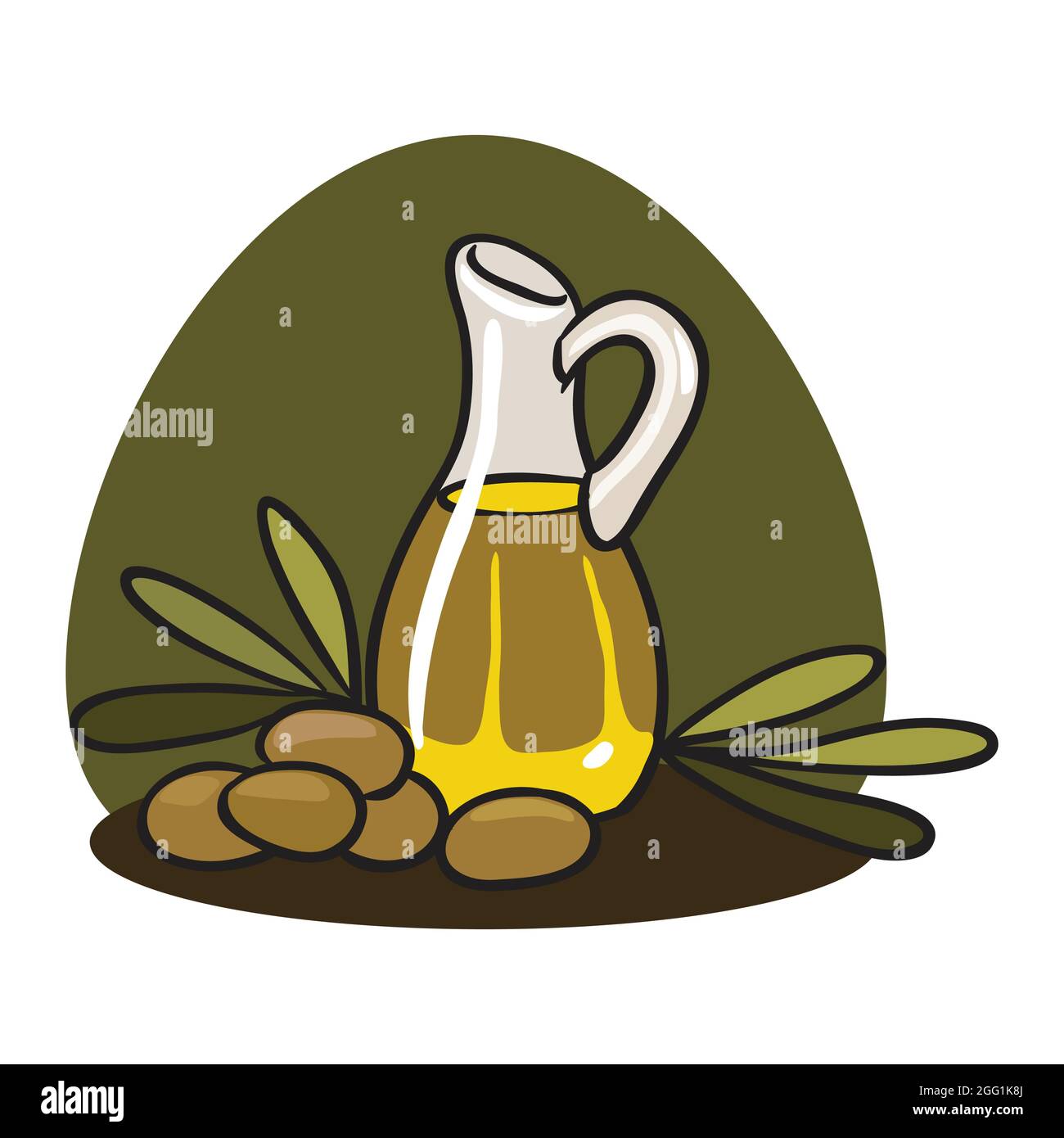 Italy bread oil Stock Vector Images - Alamy