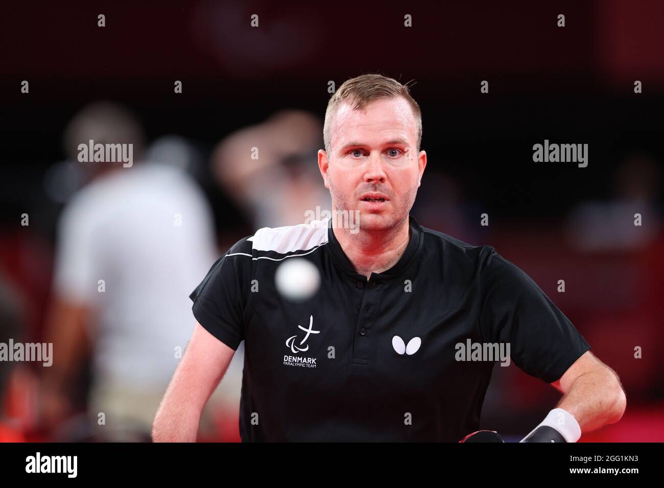 Tokyo, Japan. 25th Aug, 2021. Peter Rosenmeier (DEN) Table Tennis : Men ...