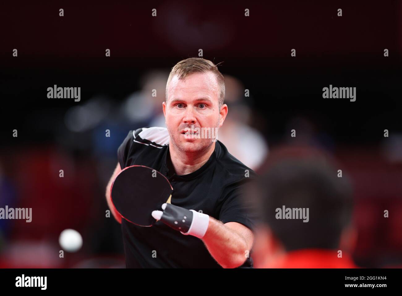 Tokyo, Japan. 25th Aug, 2021. Peter Rosenmeier (DEN) Table Tennis : Men ...