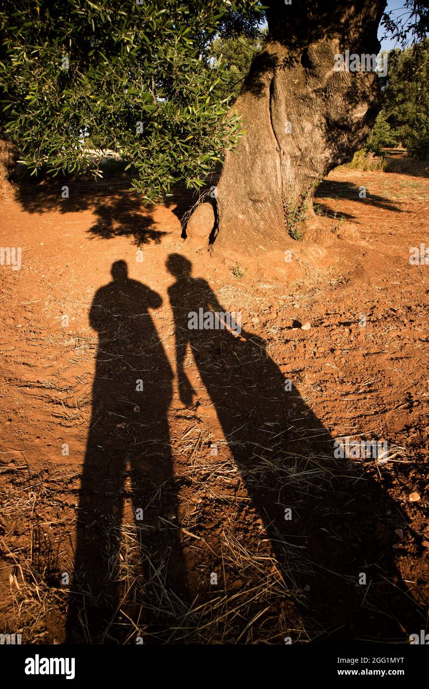 Human shade on earth hi-res stock photography and images - Alamy