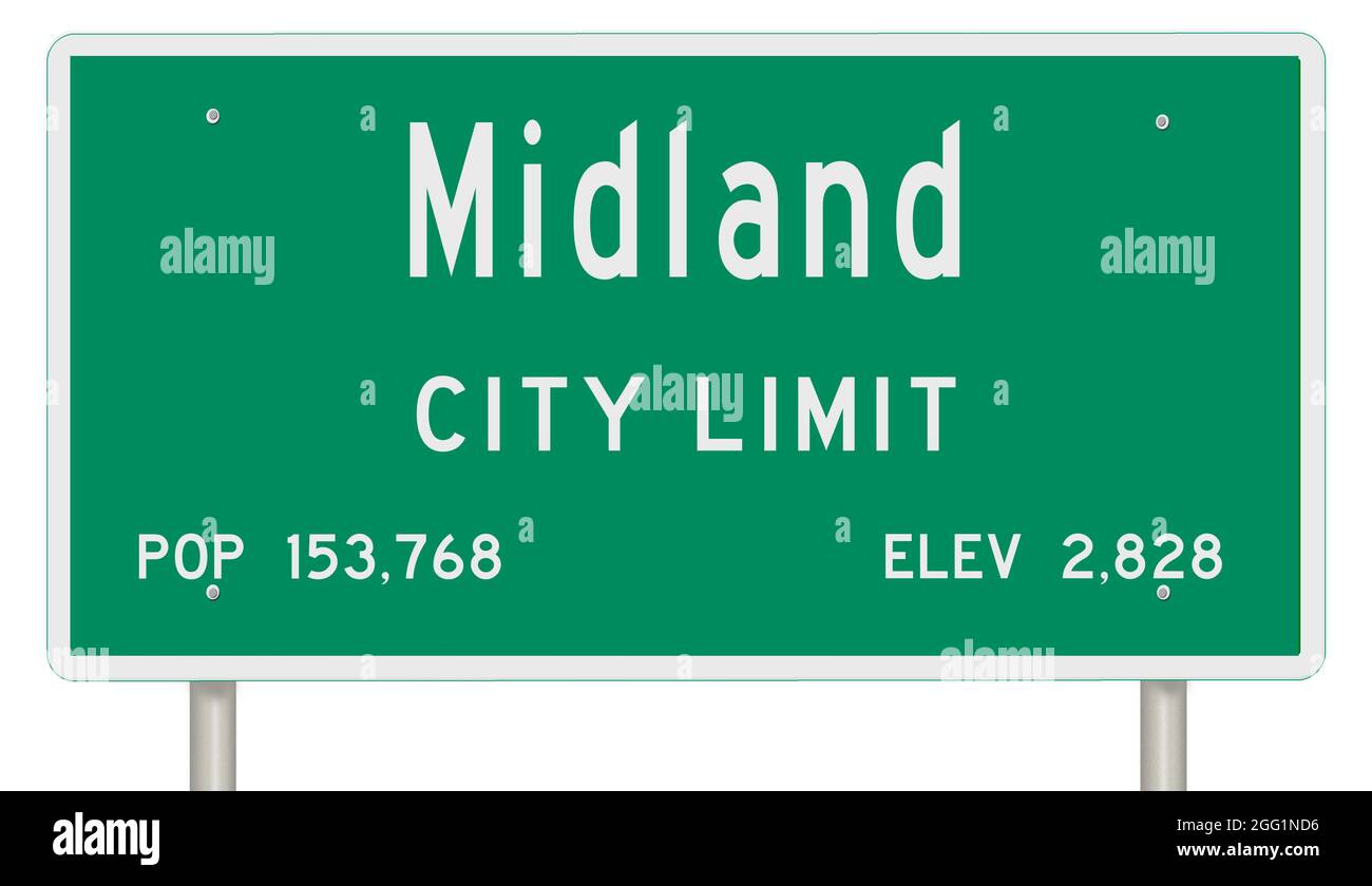 Midland texas sign hi-res stock photography and images - Alamy