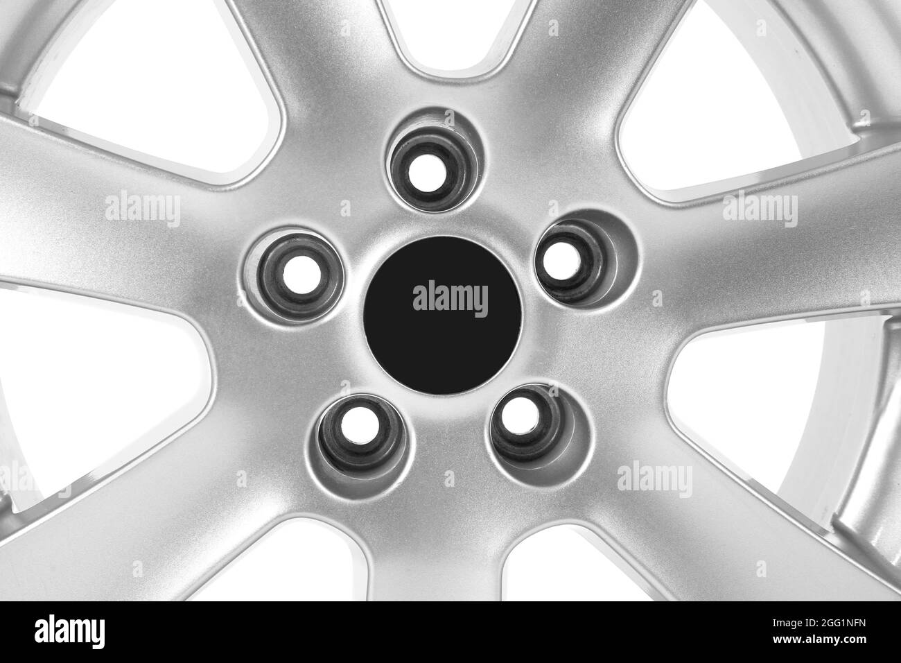 Car wheel on white background, closeup Stock Photo - Alamy